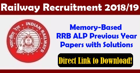 RRB ALP Previous Papers with Answers