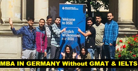 MBA In Germany Without IELTS & GMAT