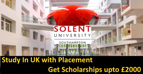 Study with Placement at Solent University 2021 Intake