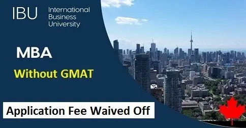 Study MBA without GMAT In Toronto, Canada